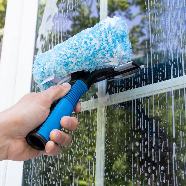 Window Scrubber Window Squeegee Multi-function Window Cleaner Tool With ...