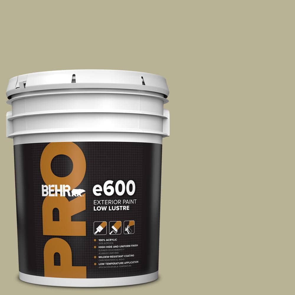 BEHR PRO 5 gal. #PPU9-09 Seedling Low Luster Exterior Paint PR62005 ...