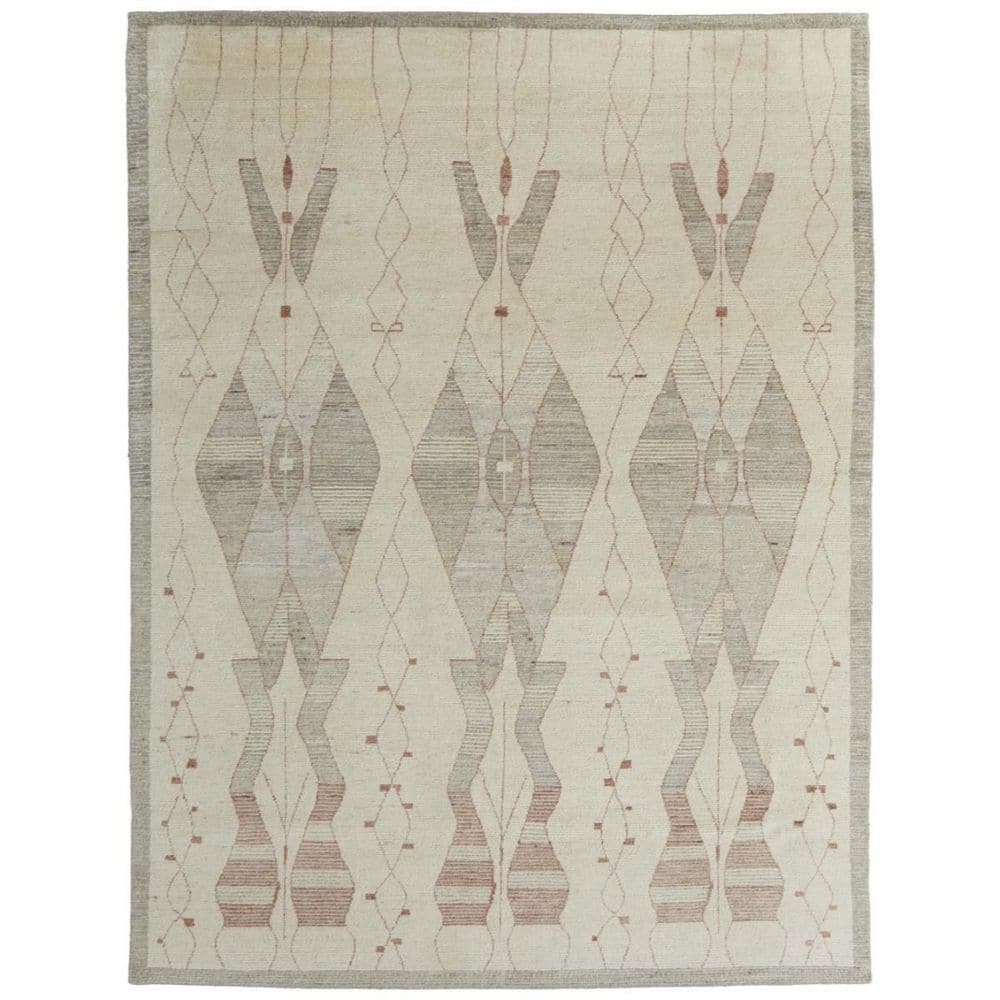 HomeRoots 2 ft. x 3 ft. Gray, Red Geometric Area Rug 2000567307 - The ...