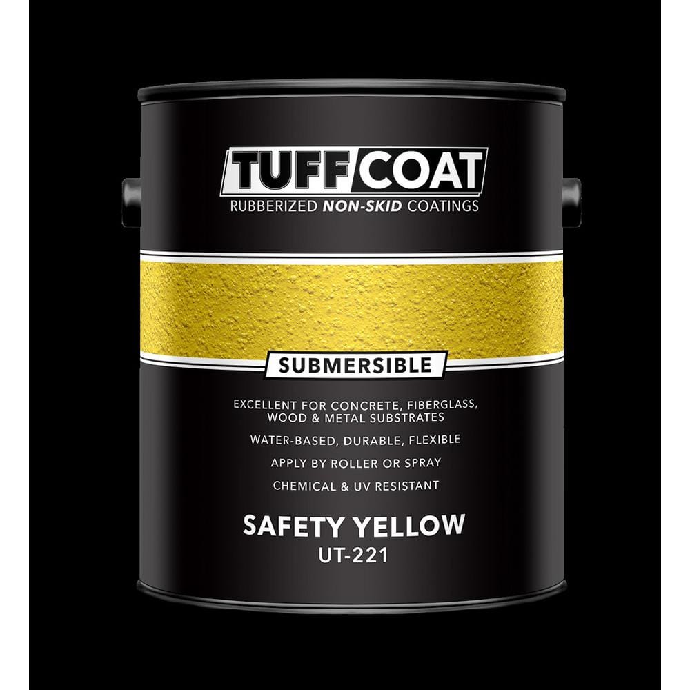 TUFF COAT UT-221 1-Gl Safety Yellow Interior/Exterior, Concrete/Wood ...
