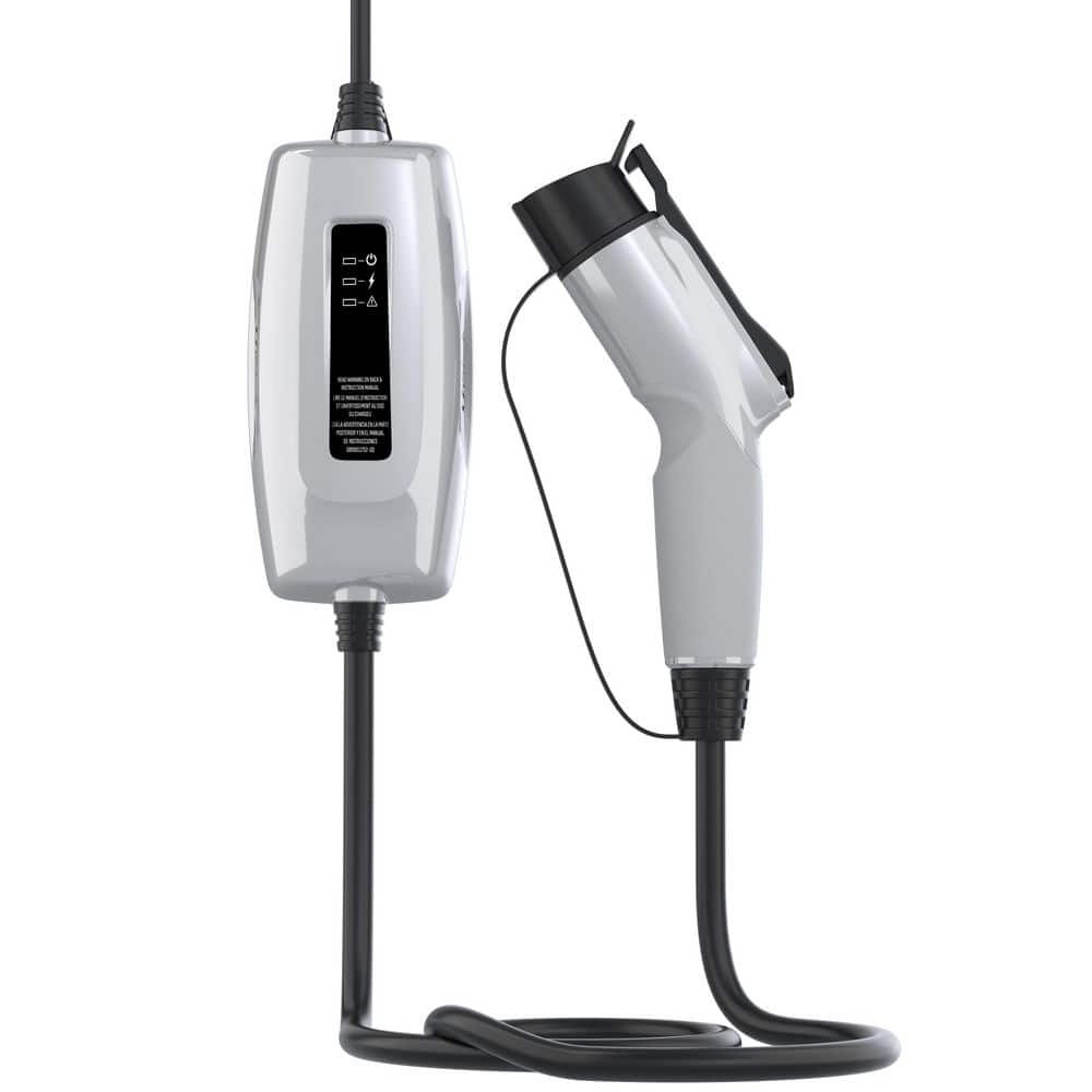 Schumacher Electric Level 1 Portable EV Charger, 12 Amp, 120 Volt, NEMA ...