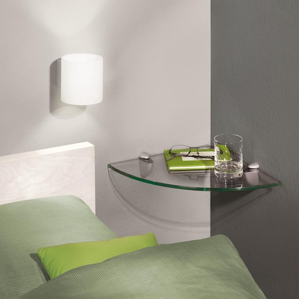 12 X 12 Beveled Glass Corner Shelves