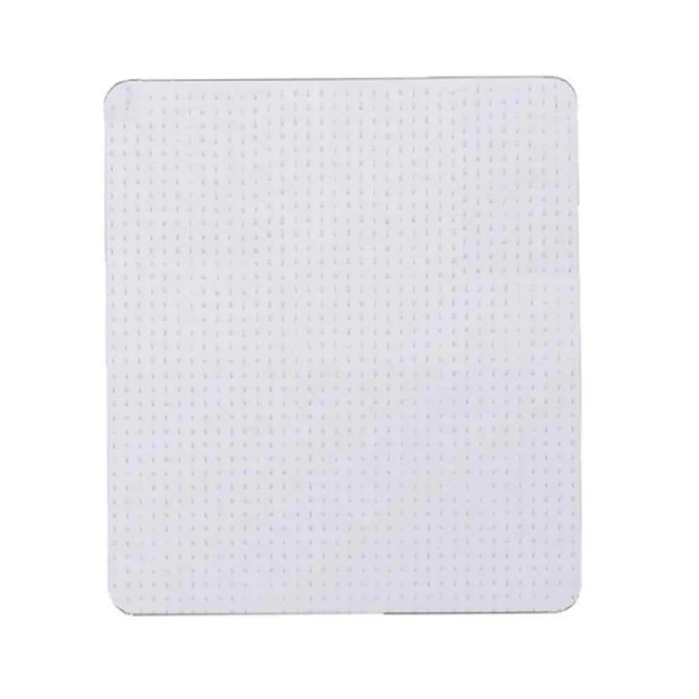 cadeninc 47.24 in. x 29.52 in. Clear PVC Office Chair Mat for Carpet or ...