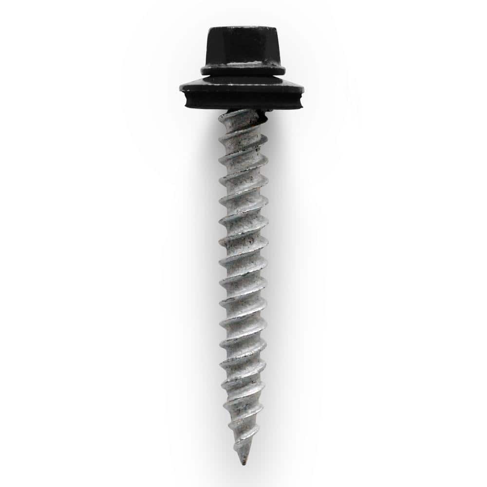 Union Corrugating Screw W GZ #10 1-1/2 I\in. Black (250/g) FN-WS-0060 ...