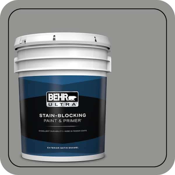BEHR ULTRA 5 gal. #780F-5 Anonymous Satin Enamel Exterior Paint ...