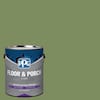 PPG 1 gal. PPG1121-6 Moss Point Green Satin Interior/Exterior Floor and ...
