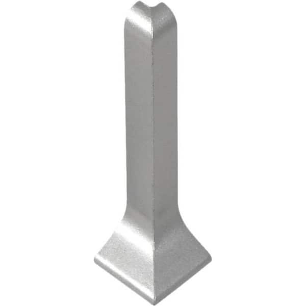 DURAL Construct Skirting 4 in. Ext Crnr Aluminum Anodized Silver 2 Pcs ...