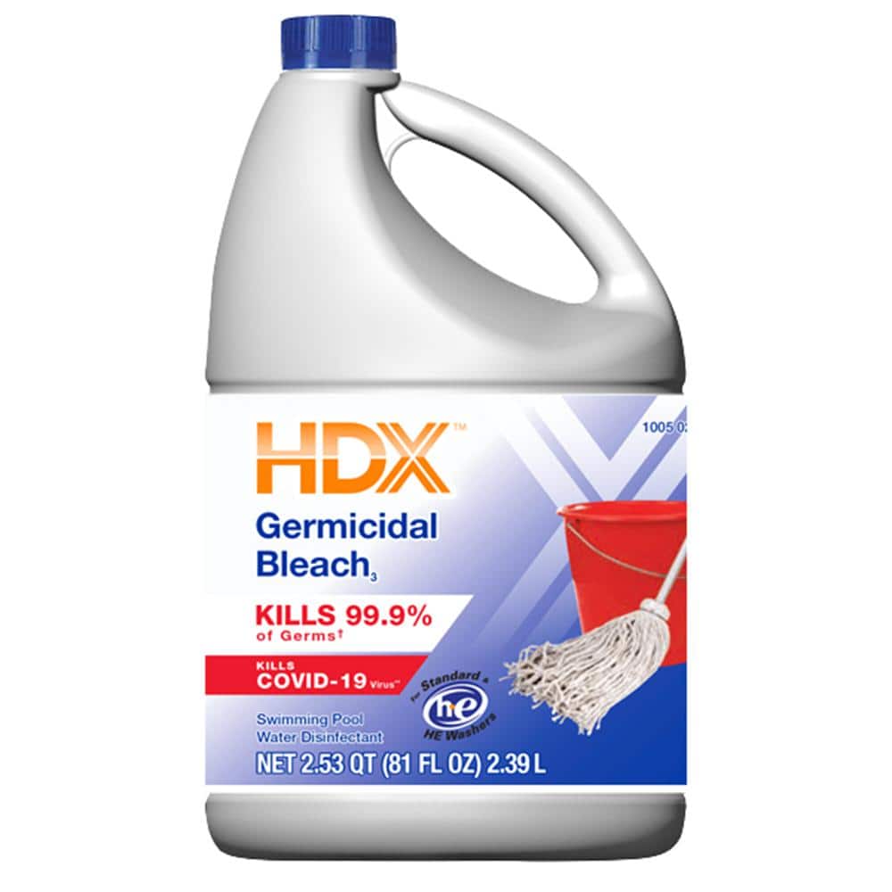 HDX 81 oz. Germicidal Bleach HD110714 - The Home Depot