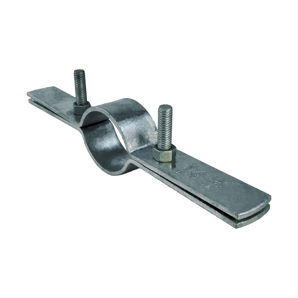 PLUMBFLEX 6 in. Riser Clamp in Galvanized Steel 06CLRSG - The Home Depot