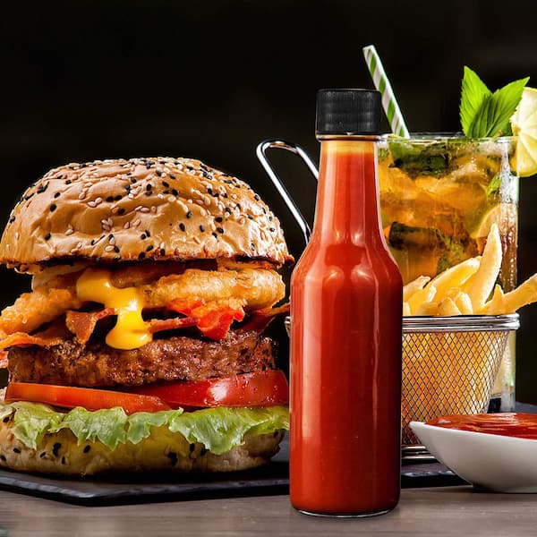 Wudkey 35 Pack 5 oz. Hot Sauce Bottles, Woozy Bottles with Dripper ...
