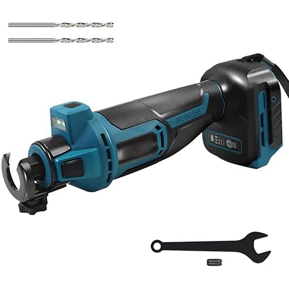 Cordless Drywall Cut-Out Tool 30000RPM Rotary Saw for Drywall Paneling ...