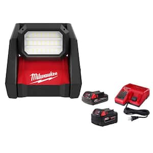 Milwaukee M18 18-Volt 1250-Lumens Lithium-Ion Cordless Search Light ...