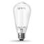 Feit Electric 60-Watt Equivalent ST19 Dimmable Spiral Filament Clear ...