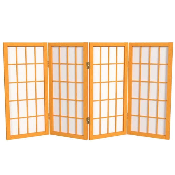 Reviews for RED LANTERN 2 ft. Short Desktop Window Pane Shoji Screen ...