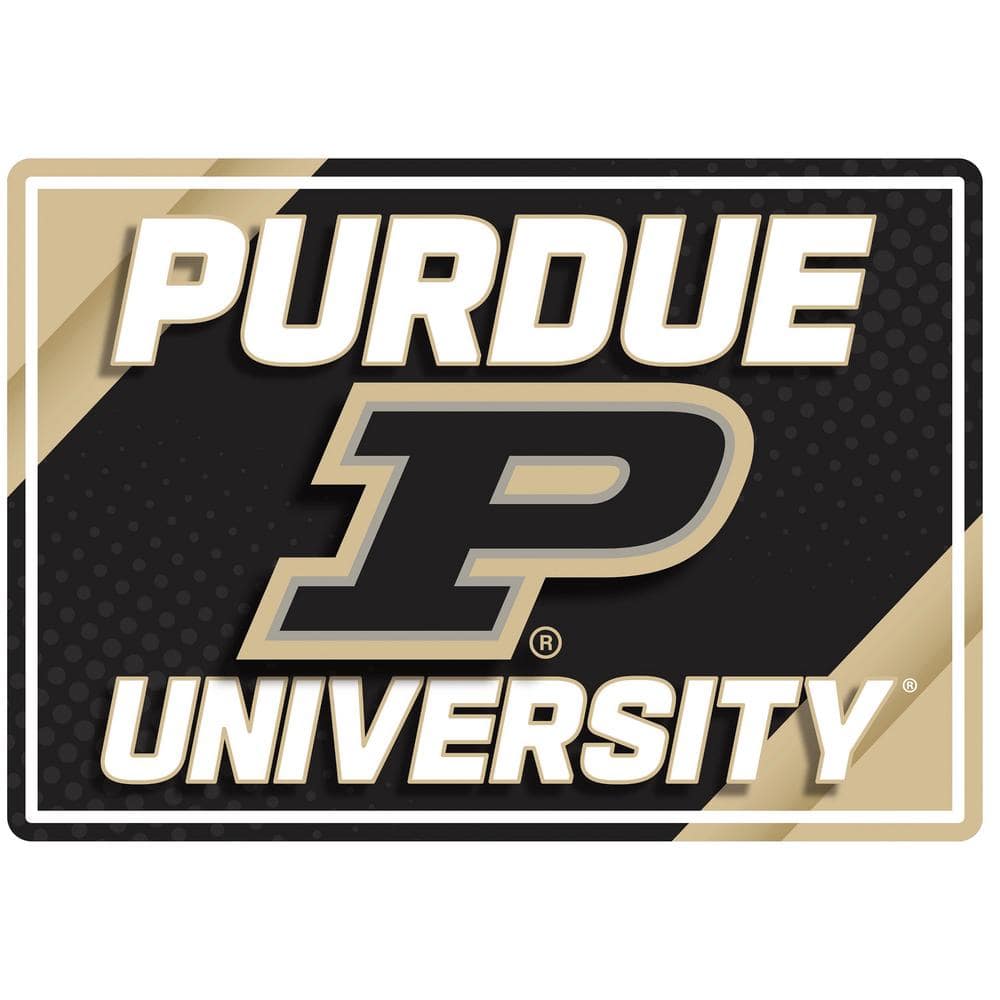 Evergreen Purdue University NCAA Black Rectangle Desk Lite LED Decor ...