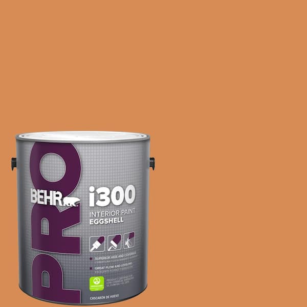 BEHR PRO 1 gal. #260D-5 Amber Wave Eggshell Interior Paint PR33301 ...