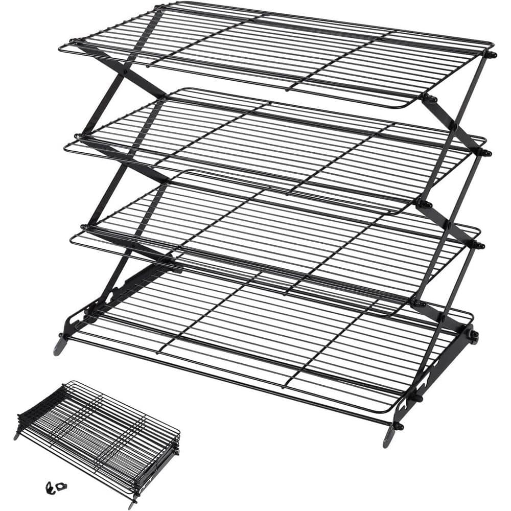 Wudkey 17 in. W x 10 in. D Upgraded Collapsible Cooling Rack with ...