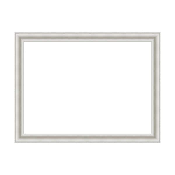 Amanti Art Mirror Makeover Parlor White 49.25 in. W x 37.25 in. H ...