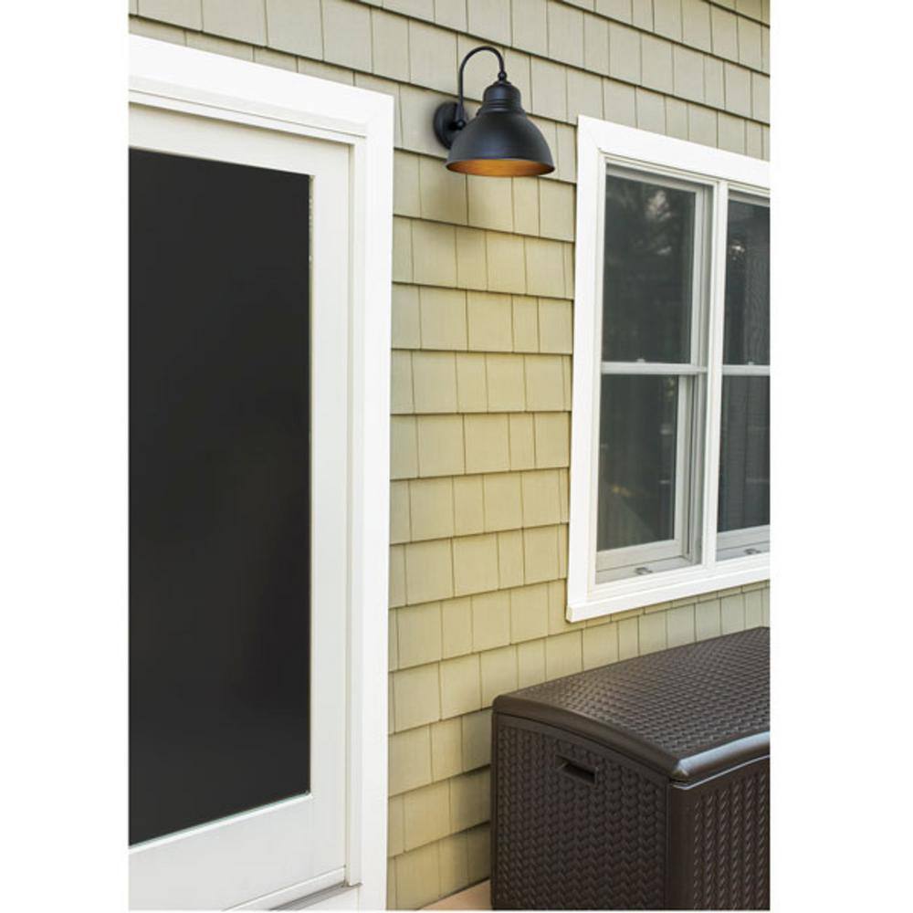 Buy Dover 1-Light Antique Black Outdoor Wall Mount Barn Light Sconce ...