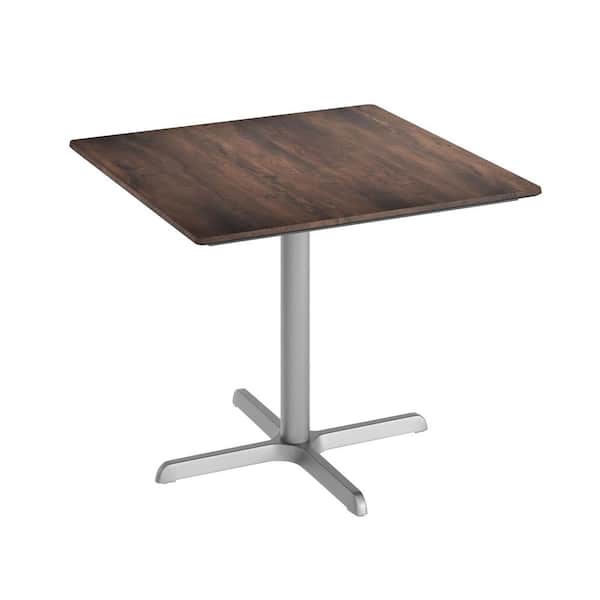 Reviews for National Public Seating 36 in. Square Composite Wood Cafe ...