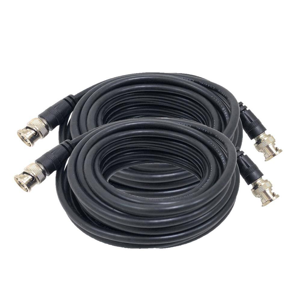 Micro Connectors, Inc 50 ft. 20 AWG/RG58 Coaxial BNC-Male to BNC-Male ...