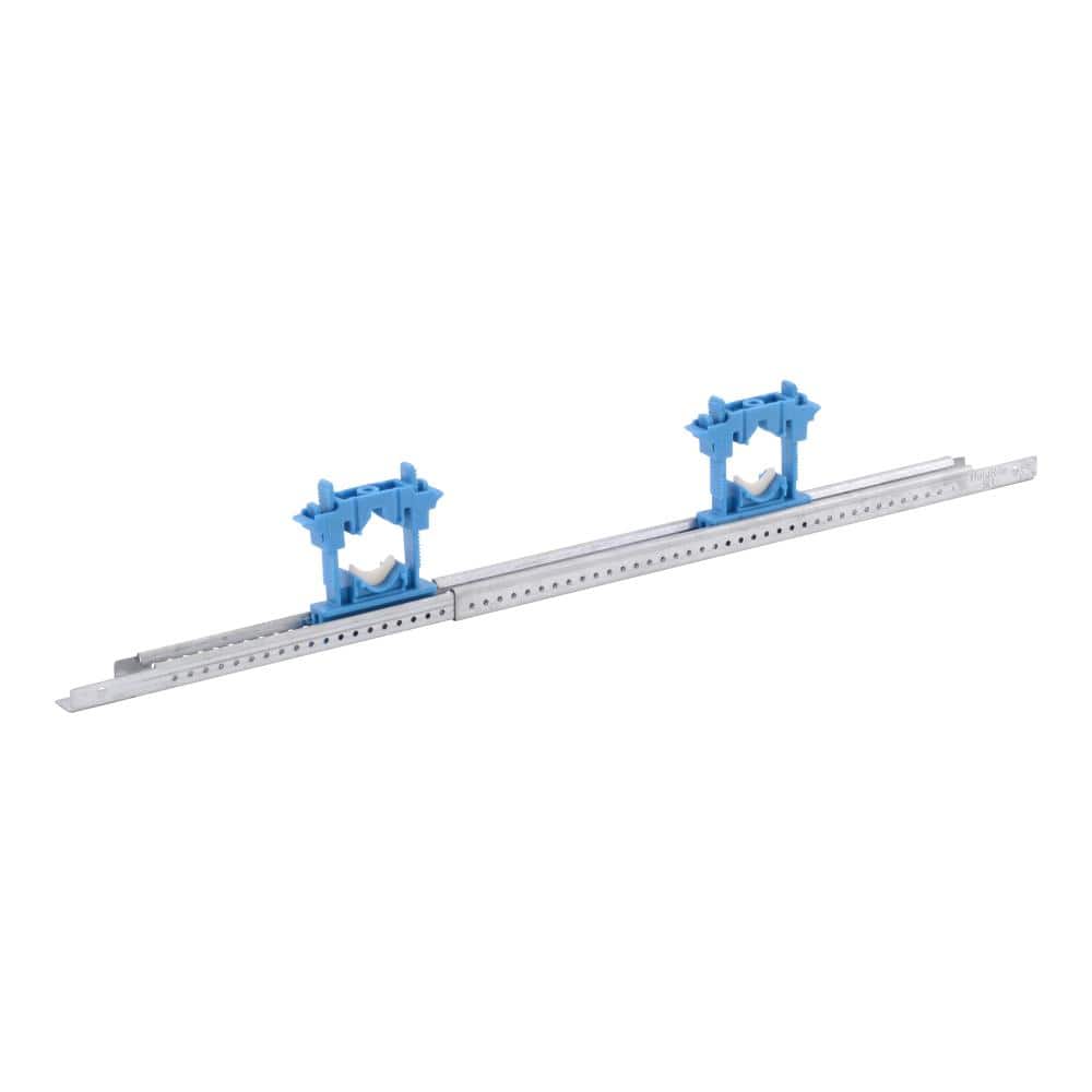 HOLDRITE 10 in. to 16 in. Telescoping Galvanized Slider Pipe Hanger ...
