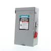 Siemens General Duty 60 Amp 2-Pole 2-Wire 240-Volt Non-Fusible Outdoor ...