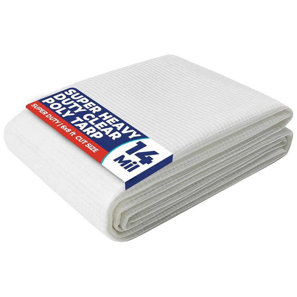 Have a question about 6 ft. x 8 ft. Clear/White 12 Mil Heavy Duty ...