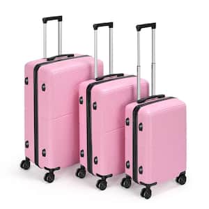 Adrinfly High-Quality Airline Certified Carry-On 3-Piece Pink Luggage ...
