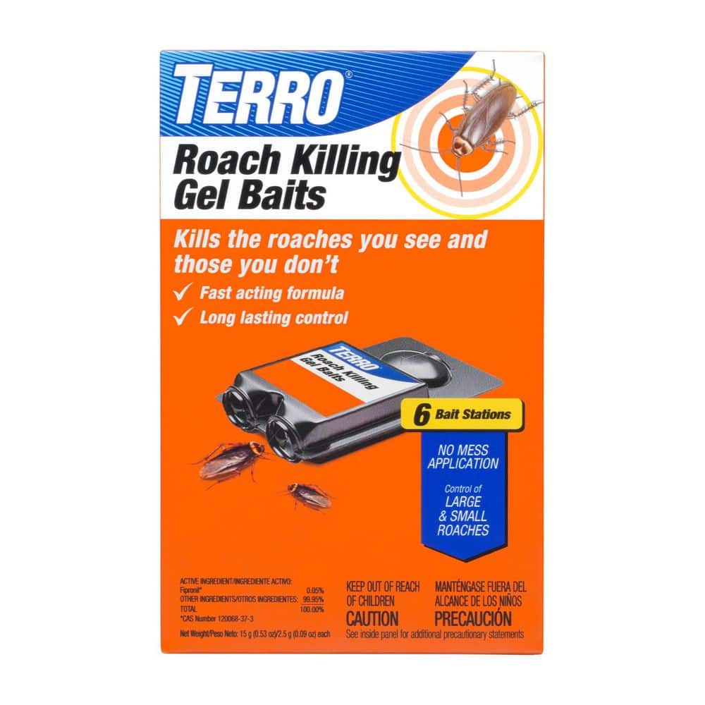 TERRO Roach Killing Gel Baits (6-Count) T506 - The Home Depot