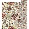 Tayse Rugs Deco Ivory 5 ft. x 7 ft. Abstract 3-Piece Rug Set DCO1025 ...