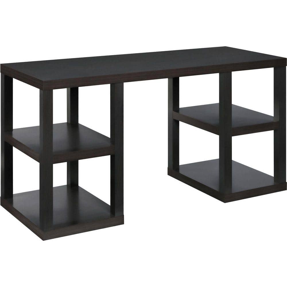 Ameriwood Home 46 in. Rectangular Dark Brown Computer Desk HD44004 ...
