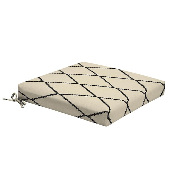 ARDEN Foam Outdoor Dining Seat Cushion 19 x 19 Made with ProFoam Rain ...