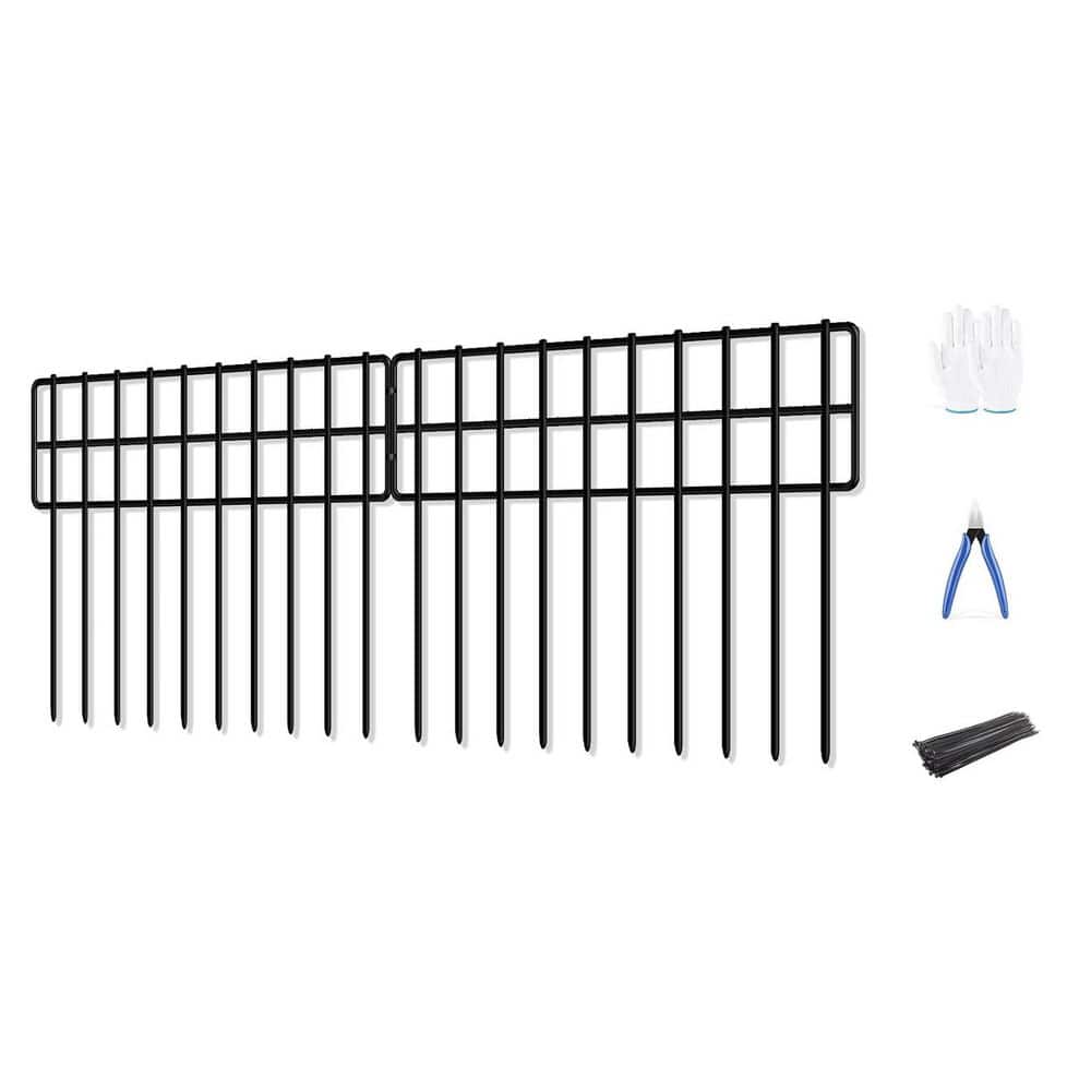 Justincity 30-Pack 13 in. Rustproof Metal Wire Animal Barrier Garden ...