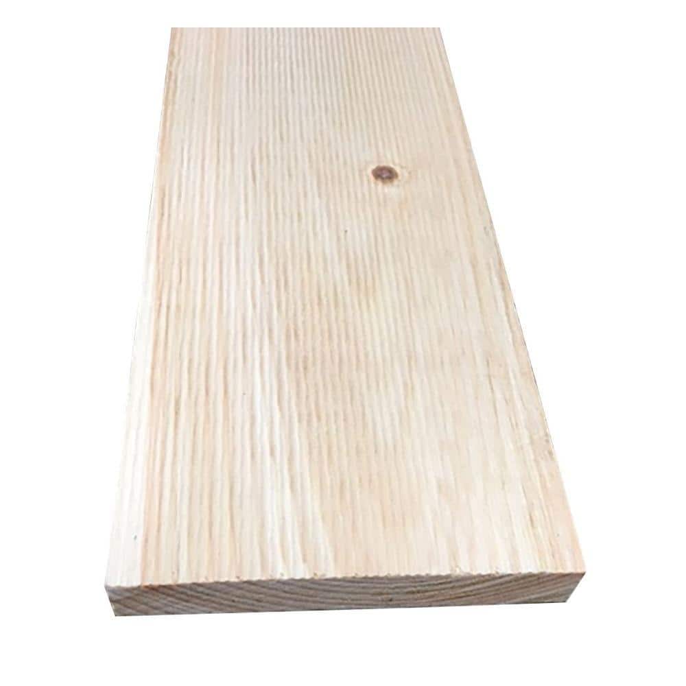 1 in. x 12 in. x 8 ft. S1S2E Standard Band Sawn Eastern White Pine ...