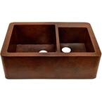 Blanco Ikon White Granite 33 in. Double Bowl Farmhouse Apron Kitchen ...