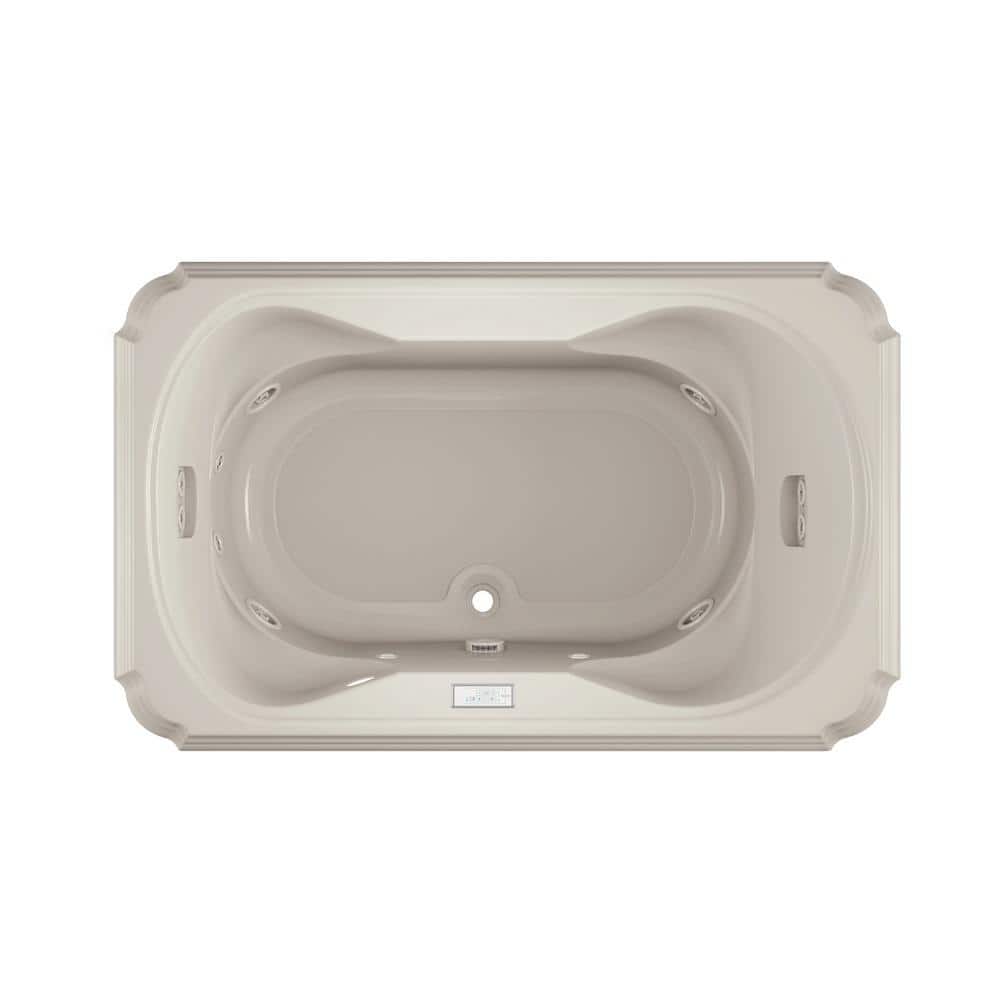 JACUZZI MARINEO 66 in. x 42 in. Rectangular Whirlpool Bathtub with ...