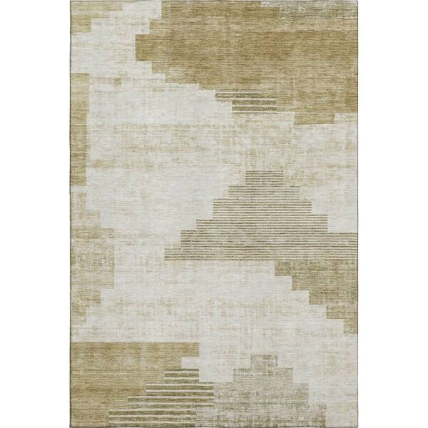 Addison Rugs Mayfield Premium Machine Washable Abstract AMF1829 Beige 9 ...