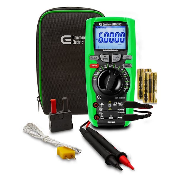 Commercial Electric Industrial Multimeter DM-500 - The Home Depot