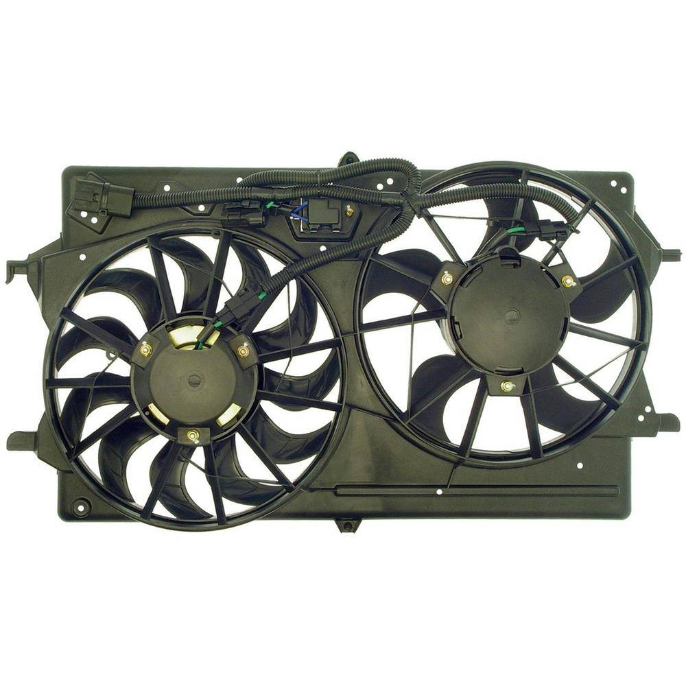 OE Solutions Dual Fan Assembly Without Controller 2000-2004 Ford Focus ...