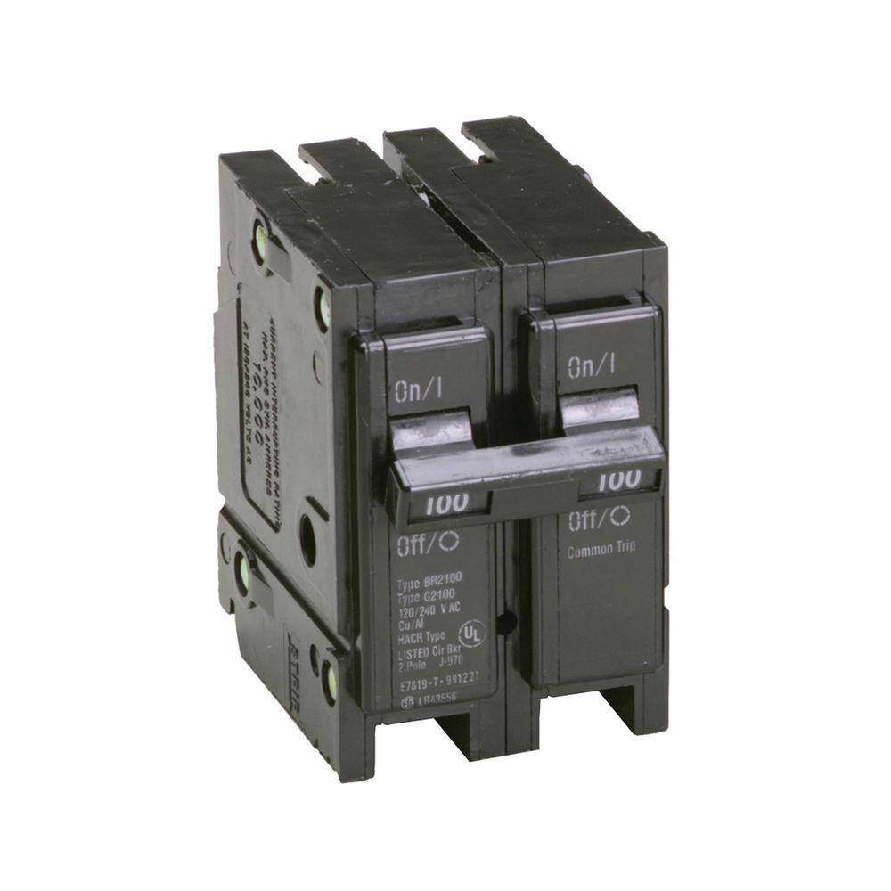 Reviews for Eaton Type BR 100 Amp Double-Pole Circuit Breaker | Pg 1 ...