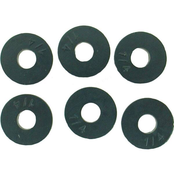 PartsmasterPro 1/4 Flat Washers (6-Piece/Pack) 58314B - The Home Depot