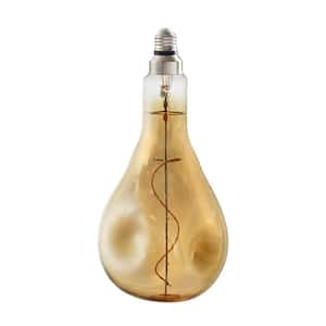 Bulbrite 60-Watt Equivalent Jewel Amber Light Dimmable LED Grand ...