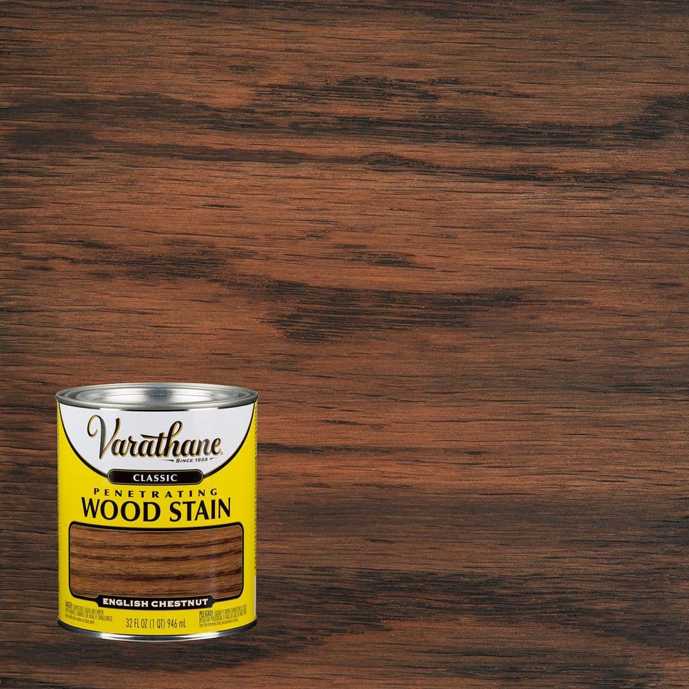 Varathane 1 qt. English Chestnut Classic Wood Interior Stain 339713 ...