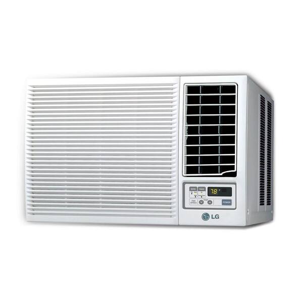 LG 12,000 BTU 230-Volt Window Air Conditioner with Heat and Remote ...