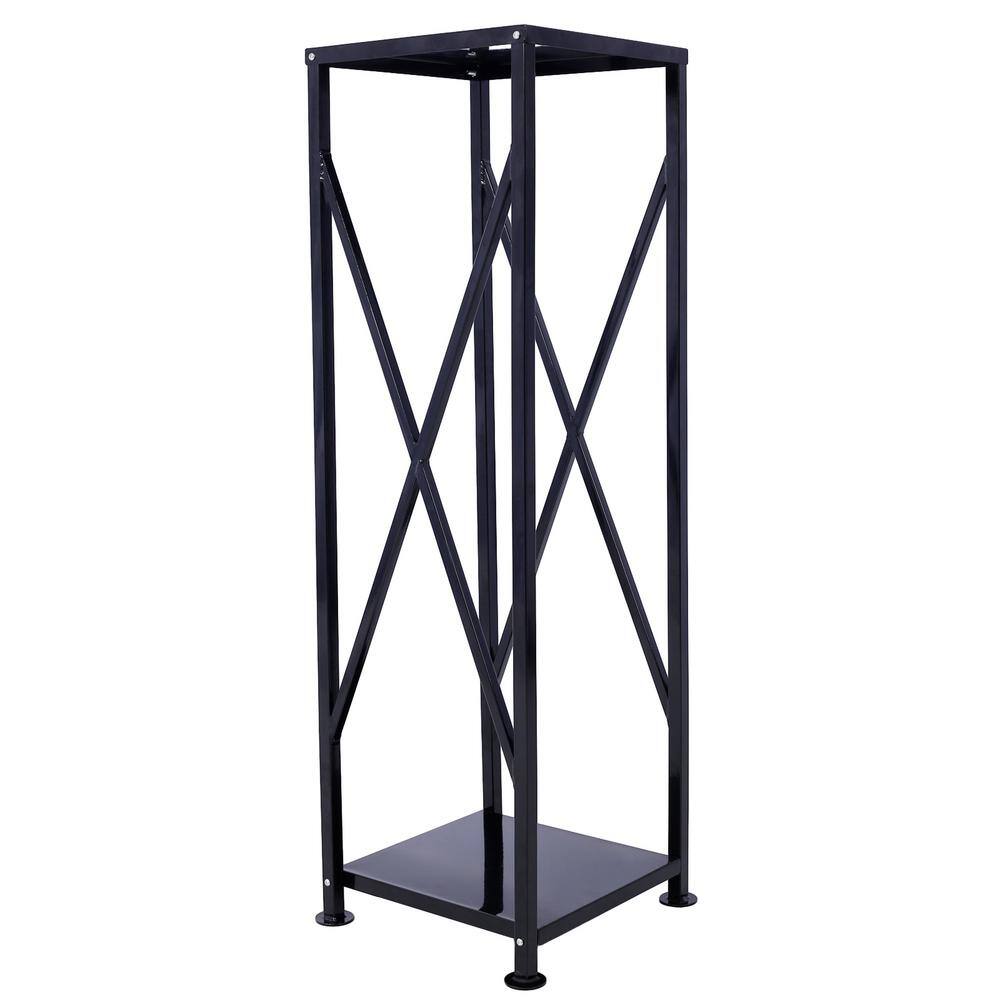 Miscool Ami 13.4 in. W Heavy-Duty Steel Pipe Firewood Rack for Backyard ...