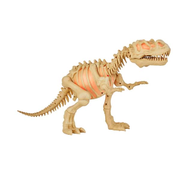 Home Accents Holiday 24 in. LED Skeleton T-Rex 24PA01673 - The Home Depot