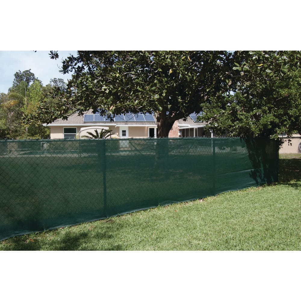 Vigoro 4 ft. x 50 ft. Green Privacy Screen PR0016194 - The Home Depot