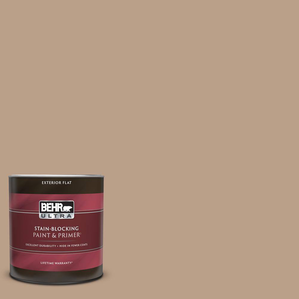 BEHR ULTRA 1 qt. #N240-4 Sierra Flat Exterior Paint & Primer 485404 ...