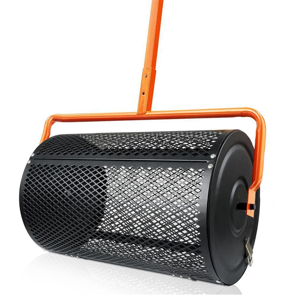 ATENGNES 24 in. Height Adjustable Mulch Peat Moss Compost Spreader ...